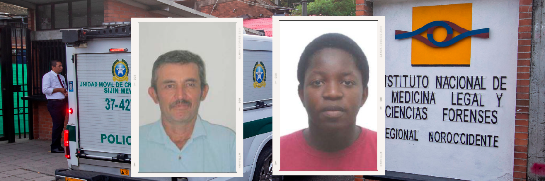 Los cuerpos de Fernando y Yojan están en la morgue de Medellín
