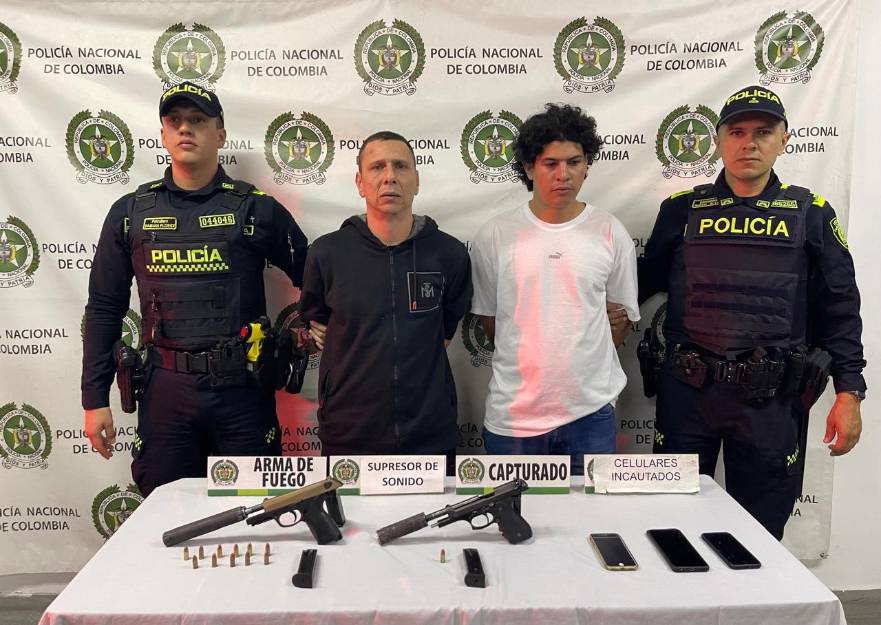 Sujetos en moto balearon a un hombre en Envigado y los cogieron en Itagüí